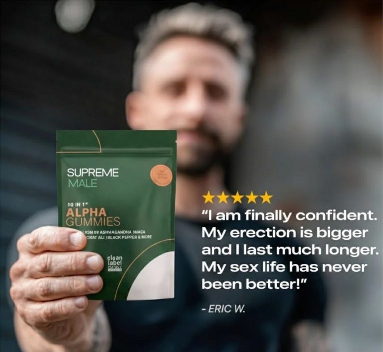 Supreme Male Alpha Gummies Review - "Alpha" Formula to Peak Male Vitality!