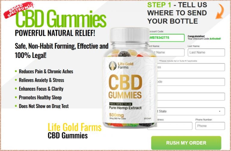 Life Gold Farms CBD Gummies Reviews - Natural Path to Stress & Pain Relief?